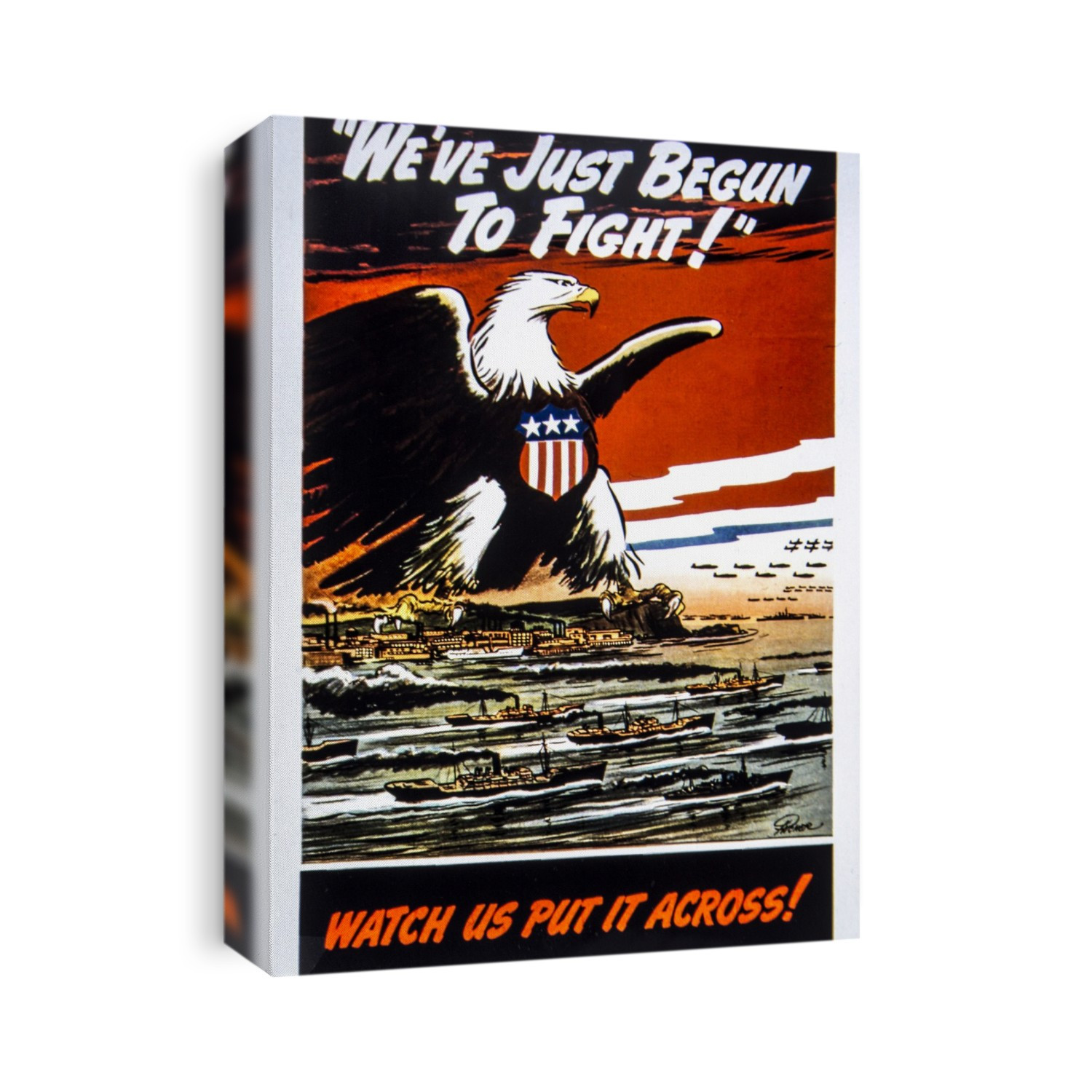 War Propaganda, World War 2, circa 1940 Canvas Print | CanvasWorld