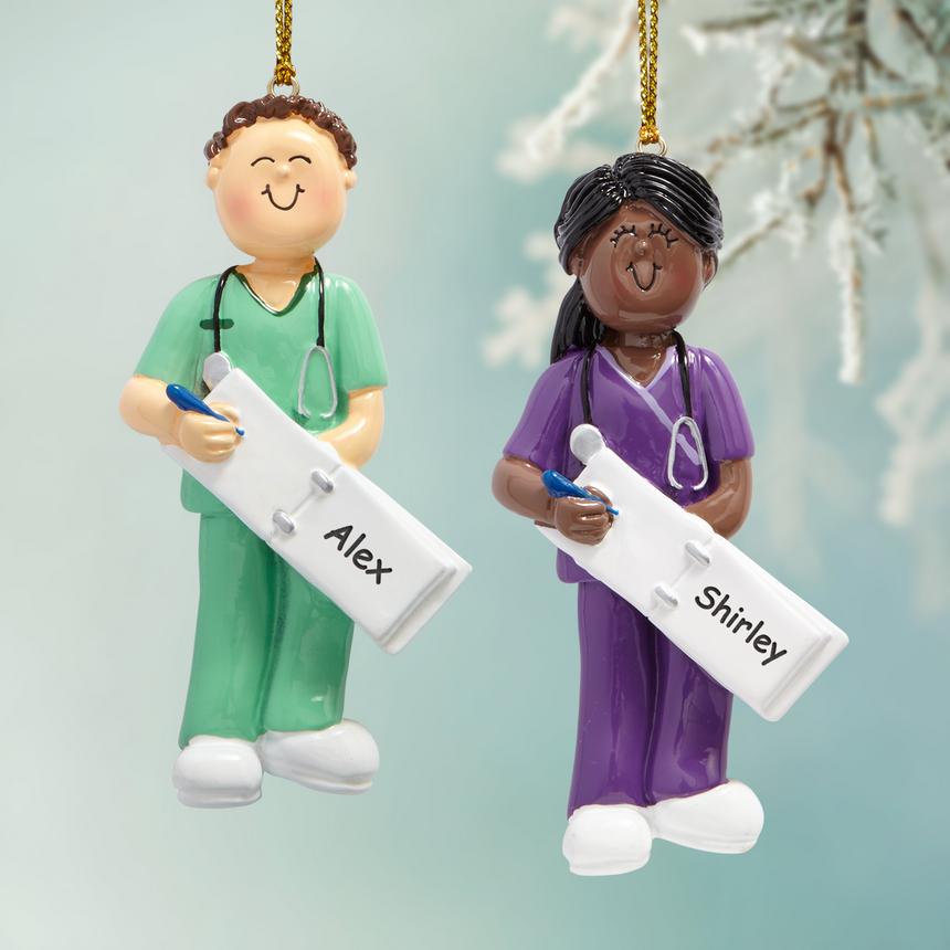 Healthcare Professional Personalized Ornament at Gifts.com