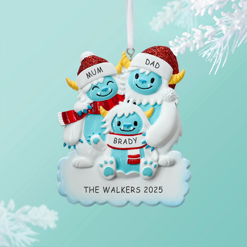 Yeti Family Bauble | Stocking Shop UK