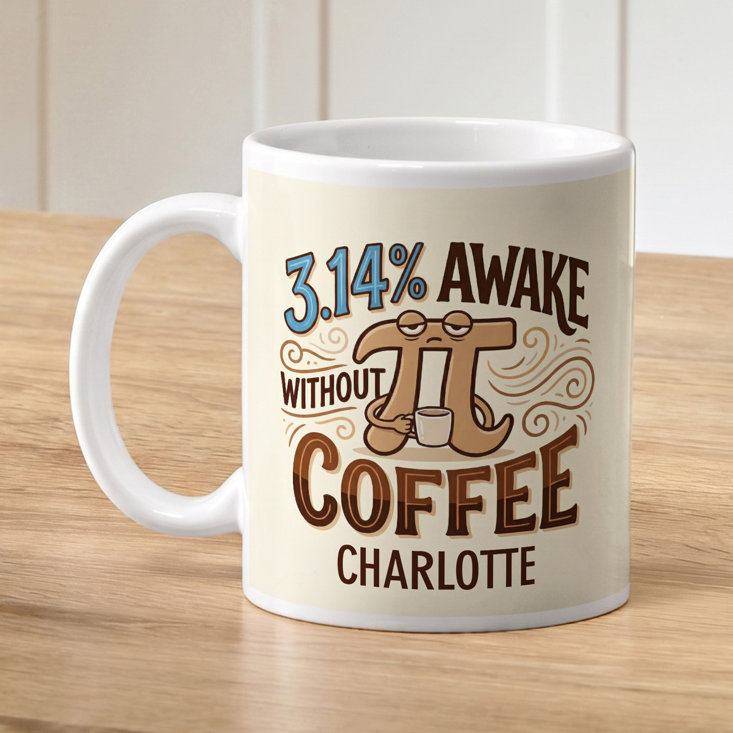 3.14 Awake Pi Day Mug | B2C Gifting | Personal Creations