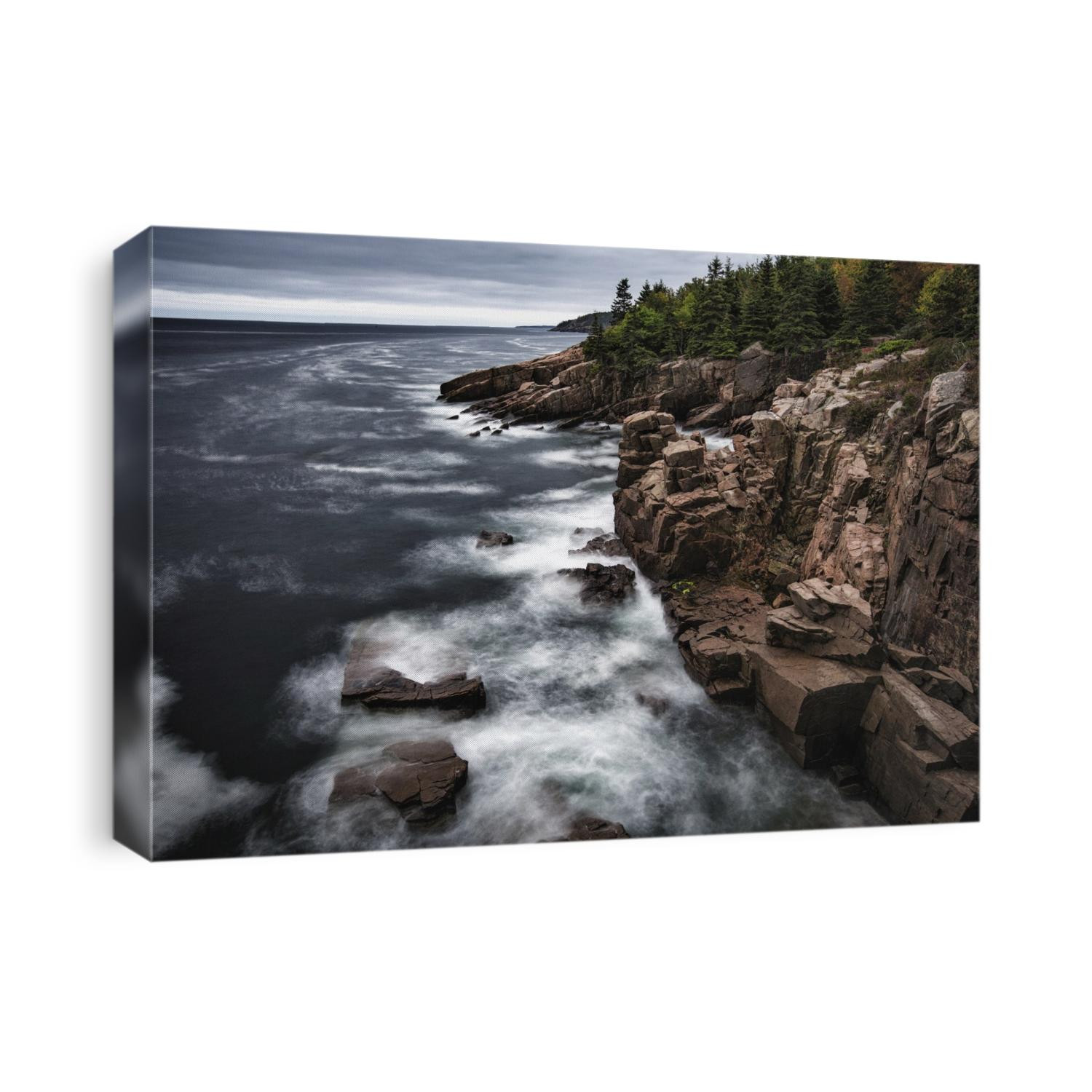 The Cliffs Of Acadia National Park Canvas Print | CanvasWorld
